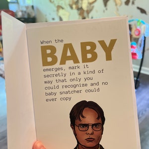 Dwight You're Leaving Co-worker Farewell Card - Etsy