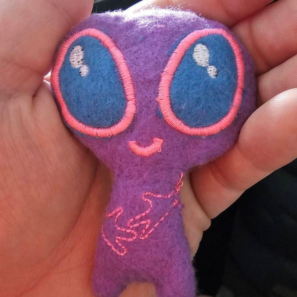 Alien Stuffie ITH Embroidery Machine Pattern - Etsy