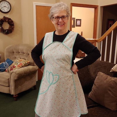Repro Vintage Full Apron 50's PDF Pattern No 33 Available in M-L-XL - Etsy
