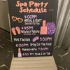 Spa Party Timeline Spa Party Schedule Slumber Party Birthday Party Spa ...