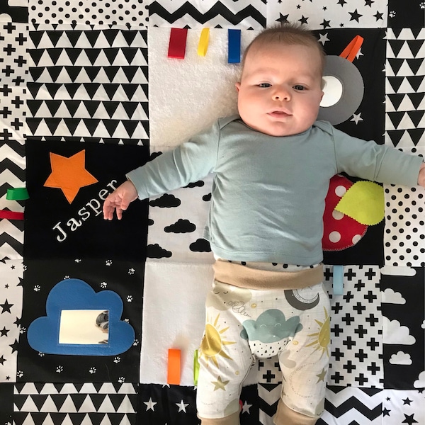 Playmat Baby, Montessori, Sensory Baby, Baby Gym, Padded Baby Mat ...