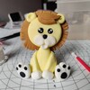 Lion Cake Topper VIDEO Tutorial With Templates - Etsy