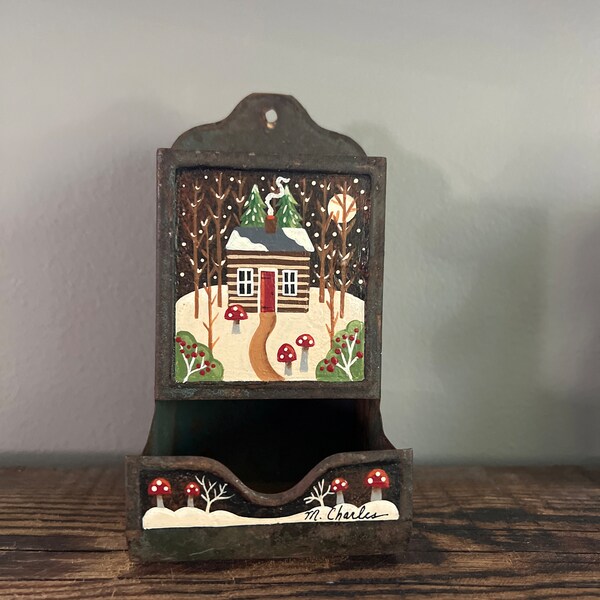 16x16" Hand-signed Giclee Print - Hans Herr House - Folk Art by Mary ...