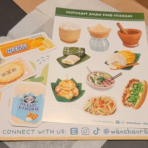 Mango Sticky Rice Sticker Water-resistant, Laminated, Vinyl Die-cut ...