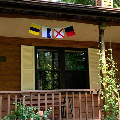 Nautical Flag Stickers Vinyl Peel and Stick 1.5 Square - Etsy