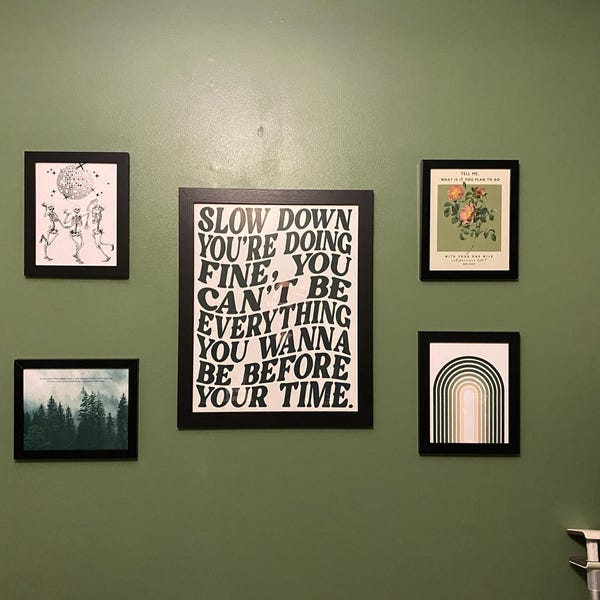 Song Lyrics Print - Music Wall Art Decor - Disco Pop 70s Poster - Pop ...