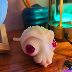 Baby Dragon Embryo Sculpture by Cocoontoy. Polymer Clay Fantasy Spawn ...