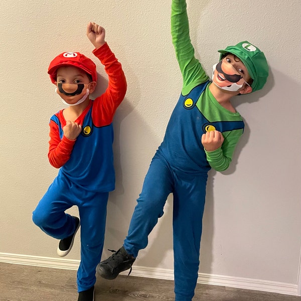 Kids Face Mask Cover Shield Mario Bros Collection Part 1 - Etsy