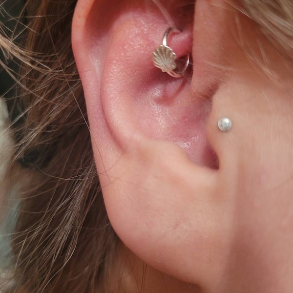 Fake Septum, Sterling Silver Septum, Removable Septum, Silver Fake ...