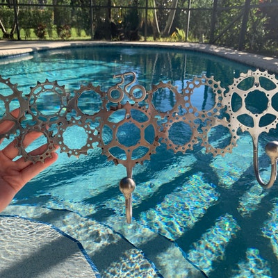 Bicycle Art Cycle Tandem Stainless Steel Metal Key Ring - Etsy