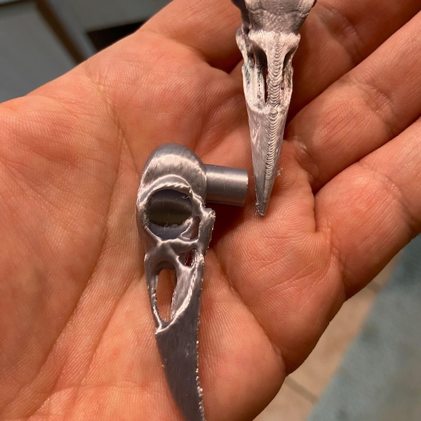 Raven Skull Cabinet Handles With Screws (set of 2) - Etsy