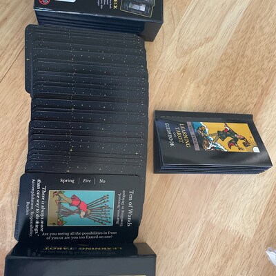 SAME DAY SHIPPING Tarot Card Deck Vintage Tarot Reading Deck for ...
