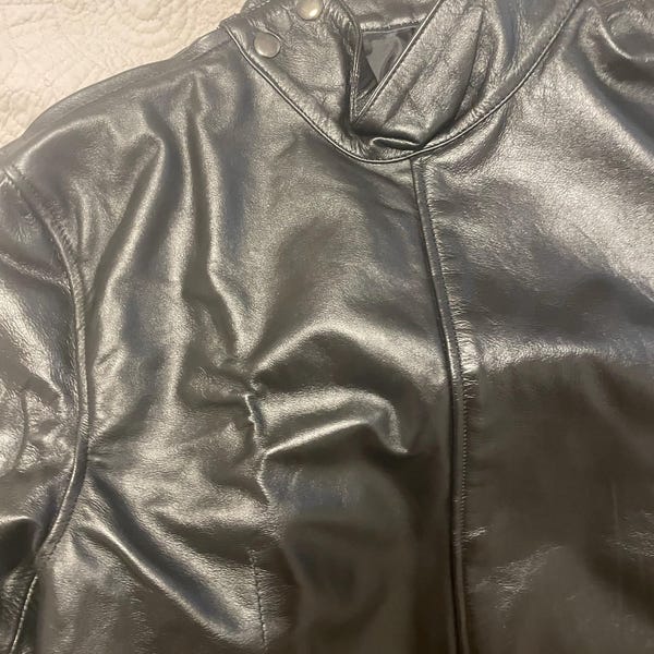 Real Leather Men Black Kilt - Handmade Gladiator Kilt - Genuine Leather ...