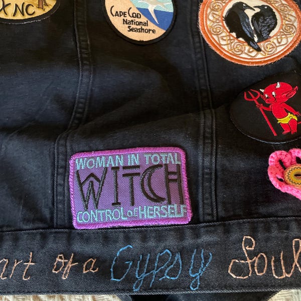 Spider Web Collar Patch - Etsy