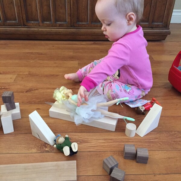 Wooden Toy Work Train - Etsy