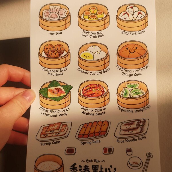 Hong Kong Dim Sum Word Book - Etsy