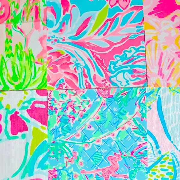 Preppy Authentic Fabric Squares 5x5 Randomly Chosen 10 to 100 - Etsy