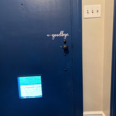 Scrolling Welcome Vinyl Decal Welcome Vinyl Sticker Welcome Door Decal ...