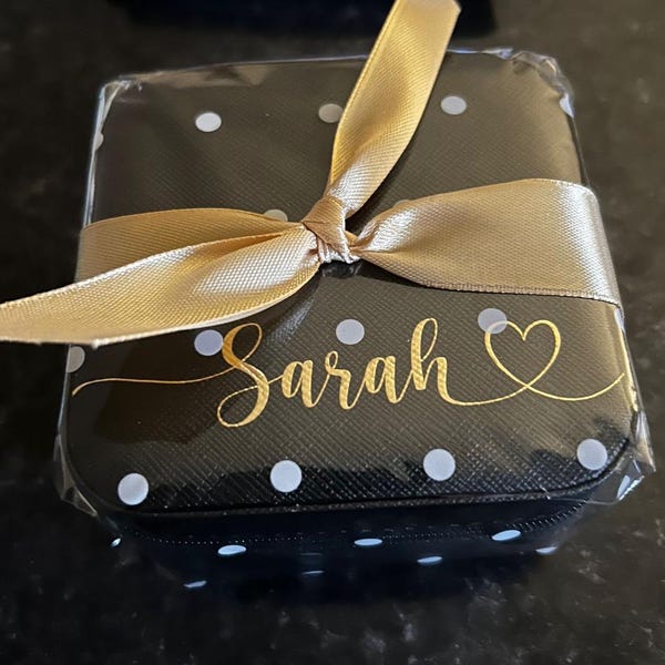 Custom Jewellery Box, Personalised Jewellery Boxes, Travel Jewellery ...