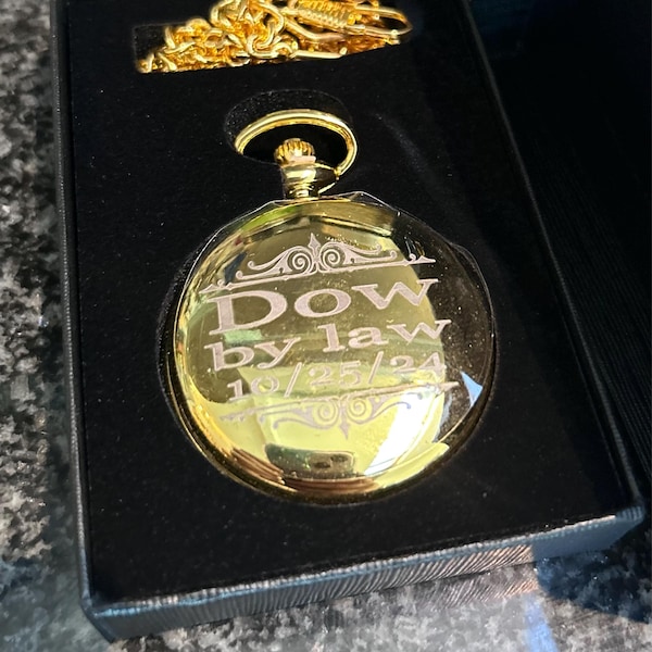 Eternity Chronometric Navigator Engraved Pocket Watch, Personalized ...