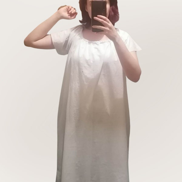 Digital Pattern - PDF - Regency Chemise - 18th Century Shift Historical ...