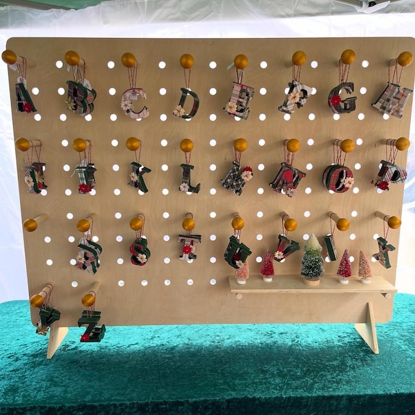 Versatile Table Top Pegboard Stand: Boho Organizer Display for Craft ...