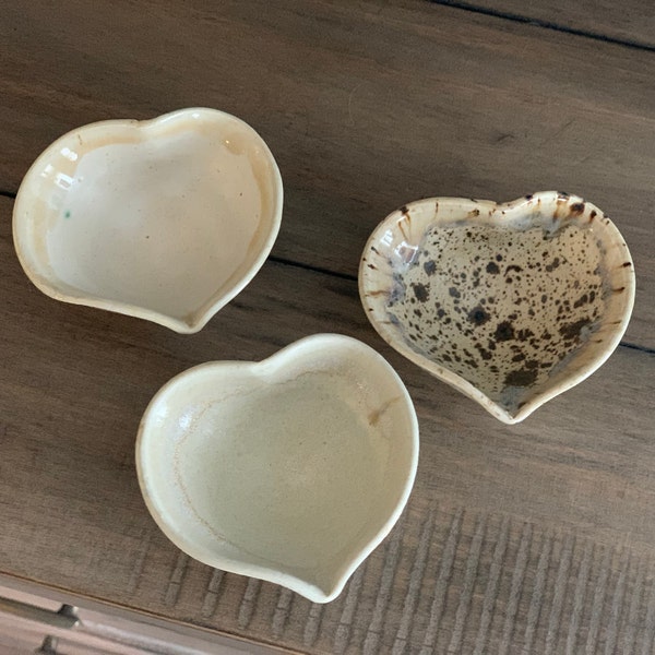 Miniature Pot, Mini Ceramic Bowl, Heart Dish, Bud Vase, Tiny Pottery ...