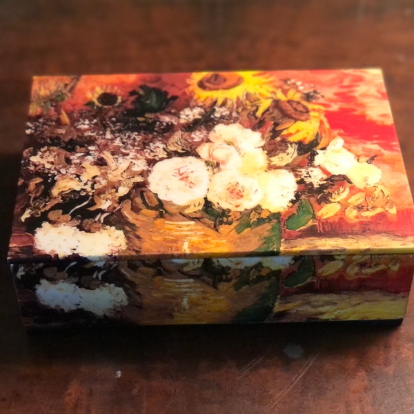 Decorative Box, Old World Map, Vintage Leather Look Desk Organizer,men ...