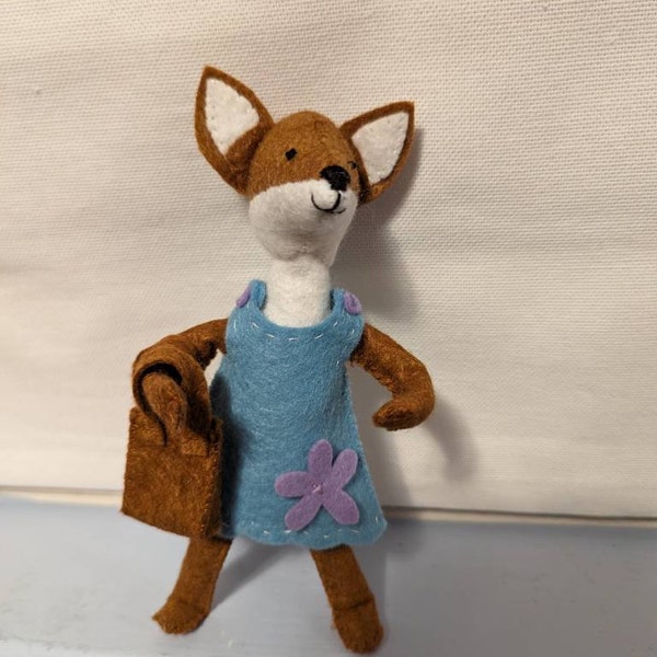 Charlotte Fox PDF Pattern, Girl Fox Pattern, Foxy, Beginner Sewing ...