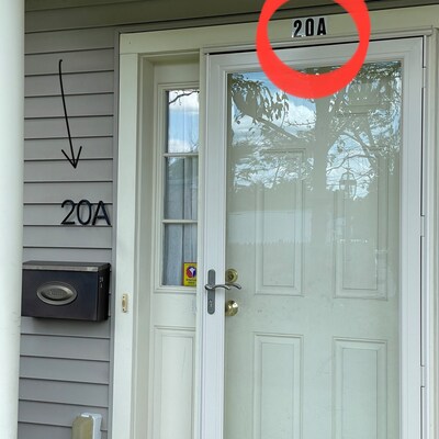 NO DRILLING REQUIRED 4.5 Vinyl Siding House Numbers and Letters Black ...