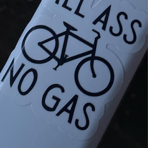 Bicycle Sticker, Cyclist Sticker, Bike Decal, Bike Sticker, Life is an ...