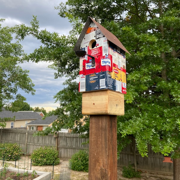 4x4 Post Mount for Bird Feeders or Bird House Cedar Wood TBNUP 1S - Etsy