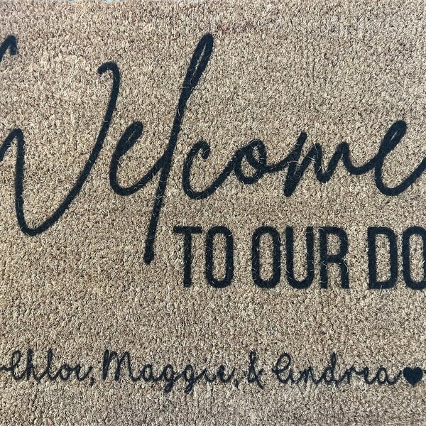 Doormat for Dorm, Personalized Dorm Doormat, Dorm Decor for College ...
