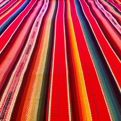 Red Serape Fabric - Etsy