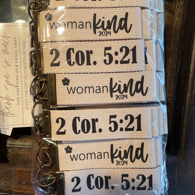 BULK CUSTOM KEYCHAIN, Church Gifts, Women's Conference, Men's ...