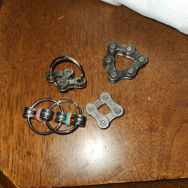 Fidget Toy Set | Quiet Tinker | Upcycled Silent Anti-stress Bicycle ...