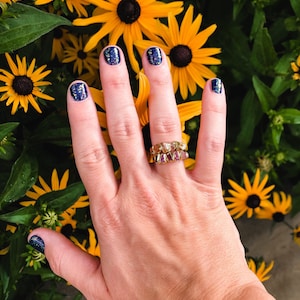 Orange Birthstone, Topaz Ring, November Birthday Gifts for Her, Boho ...