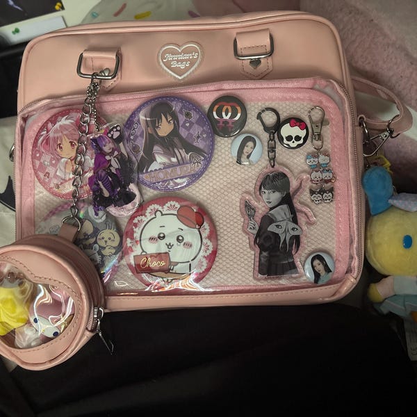 Large Ita Bag Crossbody With Insert, Anime Ita Bag, Ita Messenger Bag ...