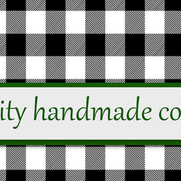 Black and White Plaid Digital Paper Pack, Tartan, Buffalo Check Digital ...