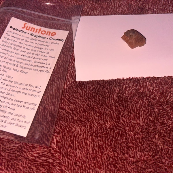Raw Sunstone Crystal - Grade AAA - Raw Sparkly Sunstone - Crystal ...