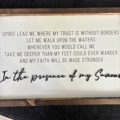 Song Lyrics Frame, Wood 3D Sign, Custom Song Wall Art, Laser Engraved ...