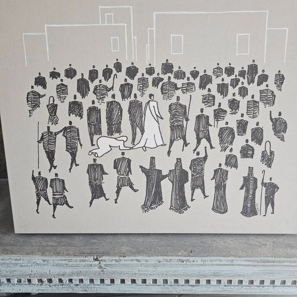 Woman Healed, DIGITAL PRINT!, Fringe of Jesus Garment, Hem of Robe ...