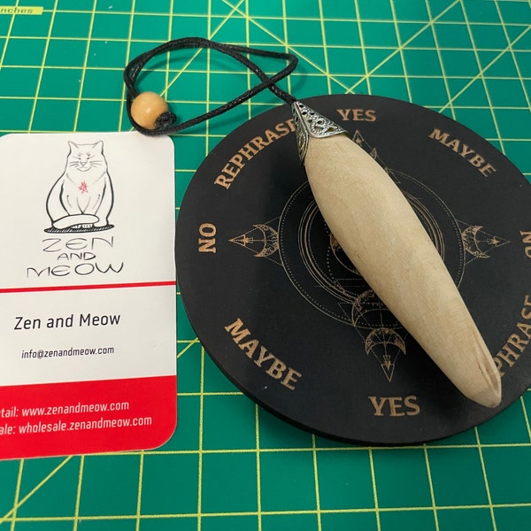 Triple Moon Pendulum Board - Triple Moon Divination Board - Altar ...