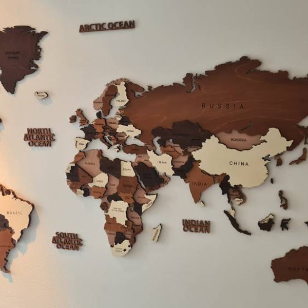 Wooden States Map, 3D States Map, Wood California Map, 3D New York Map ...