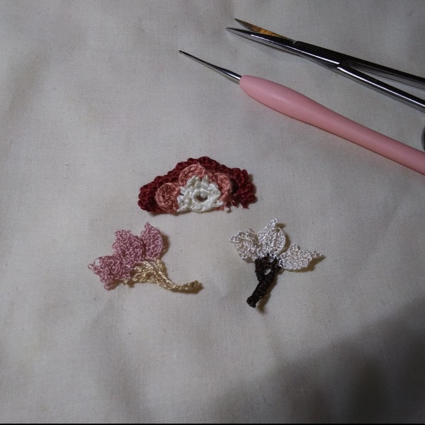 CROCHET OYA Flowers,crochet Pattern,oya Crochet, Oya,crocheted Oya ...