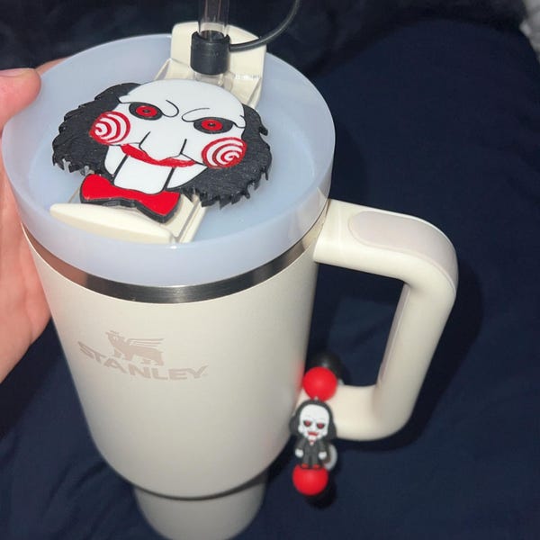 Cute Serial Killers Straw Toppers | Stanley Straw Covers | Horror Movie ...