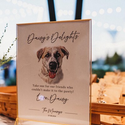 Custom Pet Seating Chart, Dog Seating Chart Sign, Custom Seating Chart ...