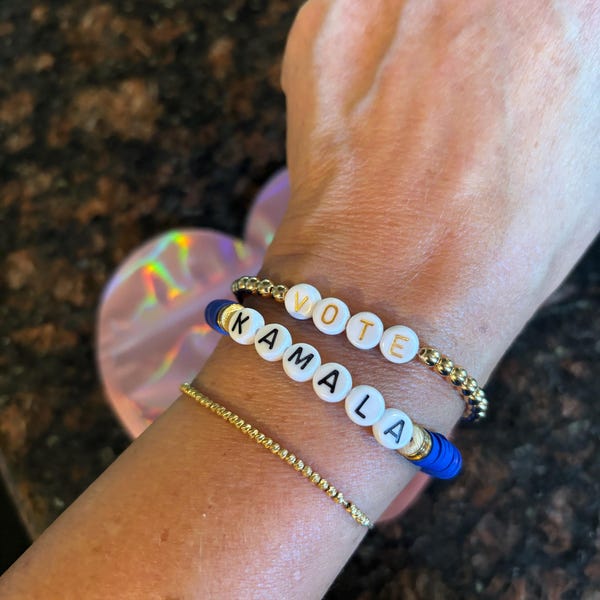 Pink Funfetti Heishi Bracelet, Name Bracelet, Heishi Bracelet ...