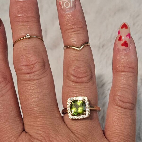 Twist and Slide Ring//sterling Silver Ring With 14kt. Gold Filled ...