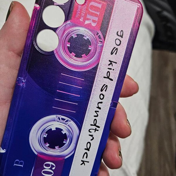 Y2K 80s 90s Retro Mixtape Cassette Tape Phone Case, Music Lover Gifts ...